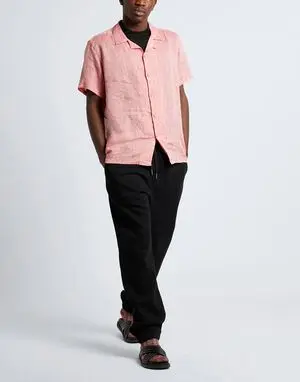 8 BY YOOX Linen Camp-collar S/sleeve Shirt Shirt Size Linen