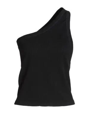 Topshop Ribbed One-shoulder Top