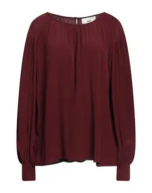 SOLOTRE Crepe Top - Red