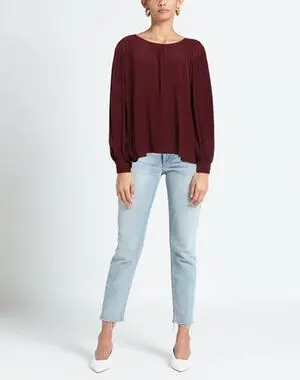 SOLOTRE Crepe Top - Red