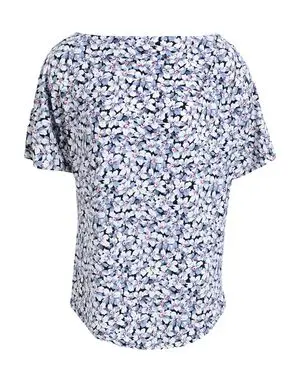 Ralph Lauren Floral Pleated Stretch Jersey Tee