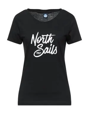 NORTH SAILS Logo-print Cotton T-shirt - Black