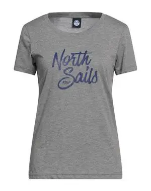 NORTH SAILS Logo-print Cotton T-shirt - Grey