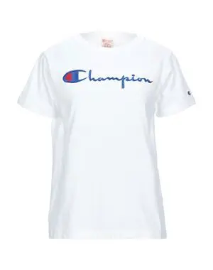 Champion Cotton Jersey T-shirt With Embroidered Logo