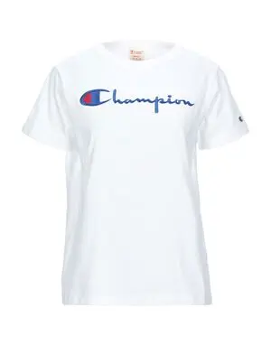 Champion Cotton Jersey T-shirt With Embroidered Logo