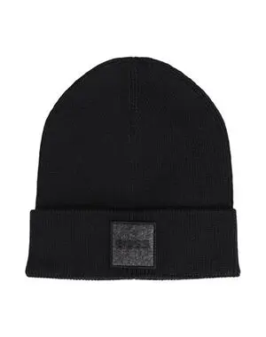 BOSS Polyacrylic Virgin Wool Beanie Black