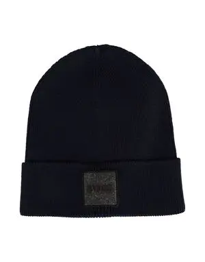 BOSS Polyacrylic Virgin Wool Beanie - Navy