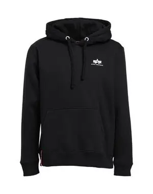 Alpha Industries Cotton Polyester Hoodie - Black