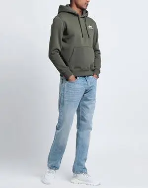 Alpha Industries Sweatshirt Size Cotton, Polyester - Green