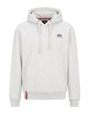 Alpha Industries Man Sweatshirt Black Size Xl Cotton, Polyester Grey