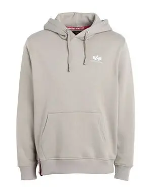 Alpha Industries Man Sweatshirt Black Size Xl Cotton, Polyester Khaki