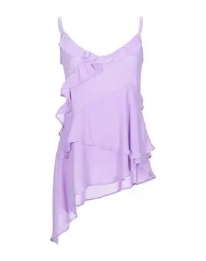 KAOS Sleeveless Ruffle Top