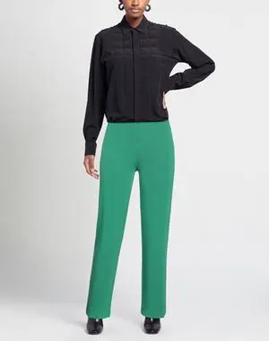 VICOLO Flared Knit Pants - Green