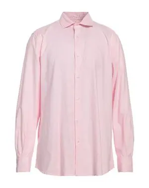GLANSHIRT Man Shirt Sky Blue Size 15 ½ Cotton Pink