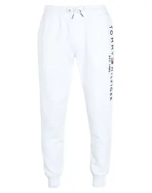 Tommy Hilfiger Tommy Logo Sweatpants Pants Size Cotton - White