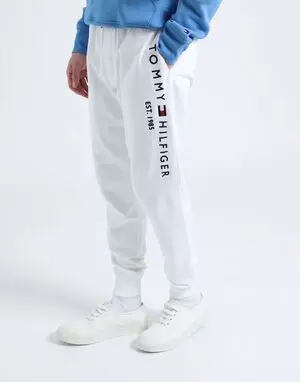 Tommy Hilfiger Tommy Logo Sweatpants Pants Size Cotton - White