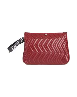 LA FILLE DES FLEURS Handbag Textile Fibers - Red