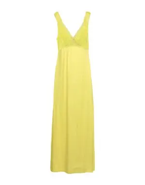 Topshop Viscose Maxi Slip Dress With Lace