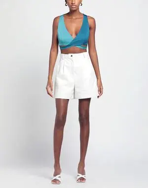 LANSTON Cropped Two-tone Top
