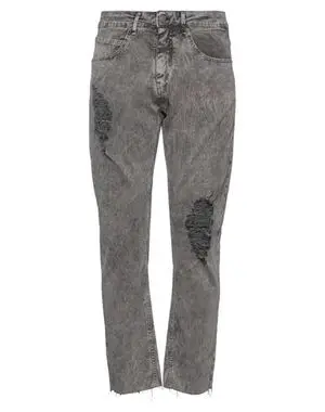 BERNA Straight-leg Jeans With Distressed Details - Lead