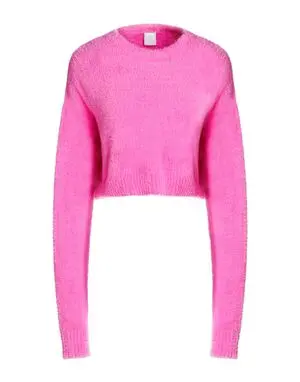 8 BY YOOX Knitted Furry Jumper - Pink