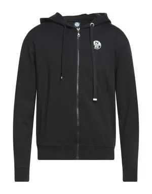 NORTH SAILS Hooded Piqué Sweatshirt - Black