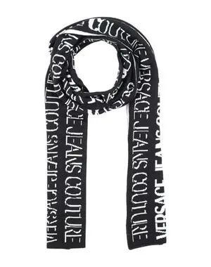 Versace Scarf Acrylic, Wool - Black