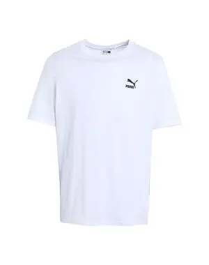 PUMA Classics Small Logo Tee T-shirt Size Cotton - White