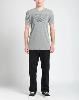 LEEM T-shirt Size Cotton, Elastane - Grey