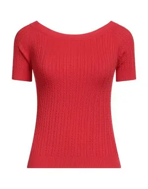 SOLOTRE Knitted Short Sleeve Top
