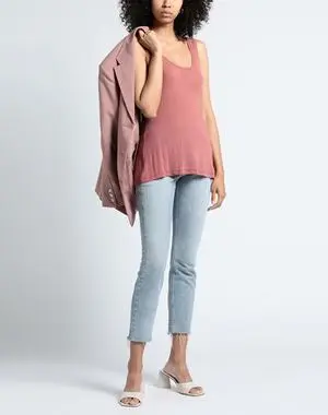 SOLOTRE Tank Top In Viscose, Polyamide, Cashmere, And Elastane