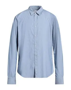 BORSA Per Rione Fontana Man Shirt Pink Size L Cotton Light Blue