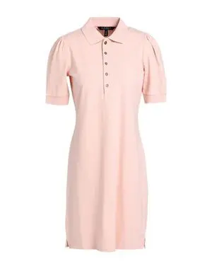 Ralph Lauren Collared Mini Shift Dress - Pink