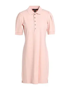 Ralph Lauren Collared Mini Shift Dress - Pink