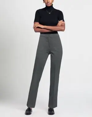 Beatrice B Flared High-waisted Trousers - Lead