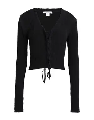 Topshop Woven Top - Black