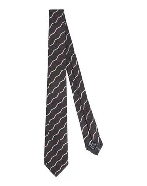 Dunhill Neck Tie In Mulberry Silk - Black
