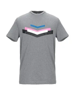 BIKKEMBERGS T-shirt Size Cotton, Elastane - Grey
