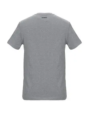 BIKKEMBERGS T-shirt Size Cotton, Elastane - Grey
