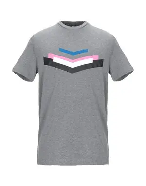 BIKKEMBERGS T-shirt Size Cotton, Elastane - Grey