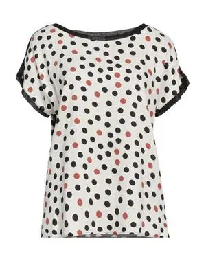 DIANA GALLESI Polka-dot Crepe Top