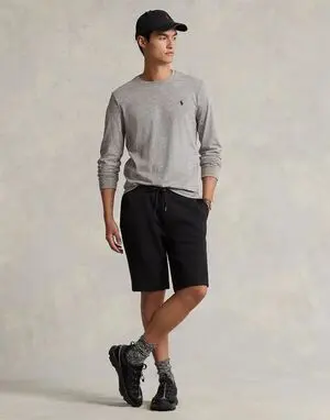 Polo Ralph Lauren Cotton Recycled Polyester Athletic Shorts - Black