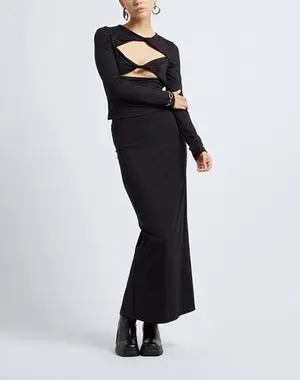 8 BY YOOX Long Sleeve Cut-out Knot Top