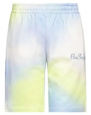 BLUE SKY INN Cotton Bermuda Shorts Sky Blue