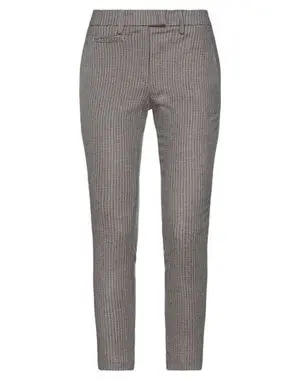 DONDUP Houndstooth Flannel Tapered Pants - Grey