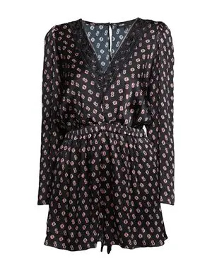Maje Polka-dot Crepe Playsuit