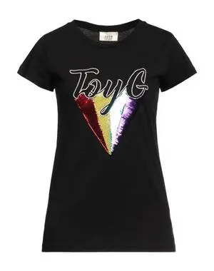 TOY G. T-shirt With Sequins - Black