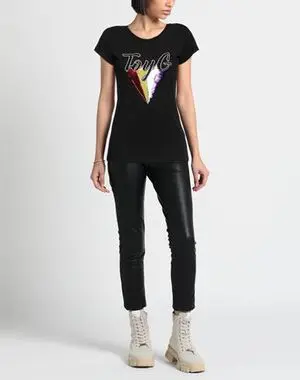 TOY G. T-shirt With Sequins - Black