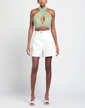 NA-KD Knitted Crop Top - Green