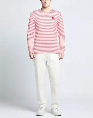 Play Comme Des Garcon T-shirt Size Cotton - Pink